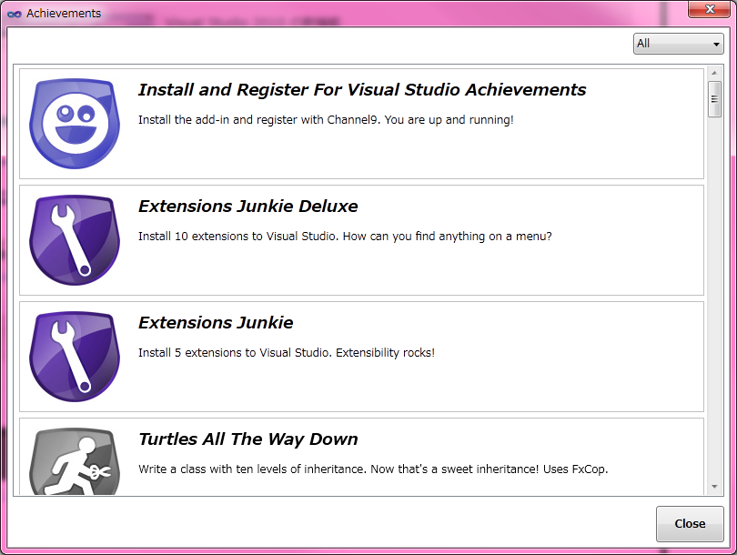 Visual Studio Achievement | DevelopersIO