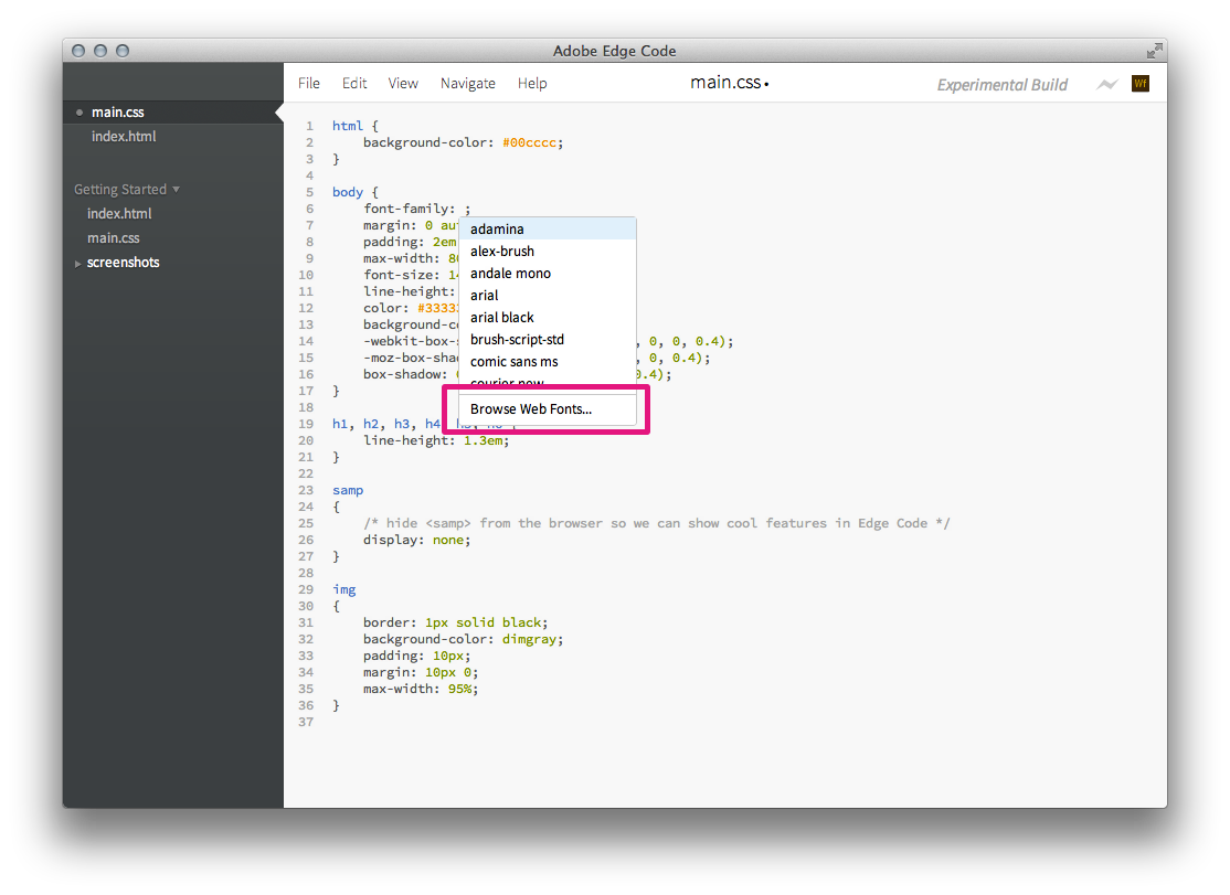HTML／CSS／JavaScript コーディングツール「Adobe Edge Code Preview」を使ってみました | DevelopersIO