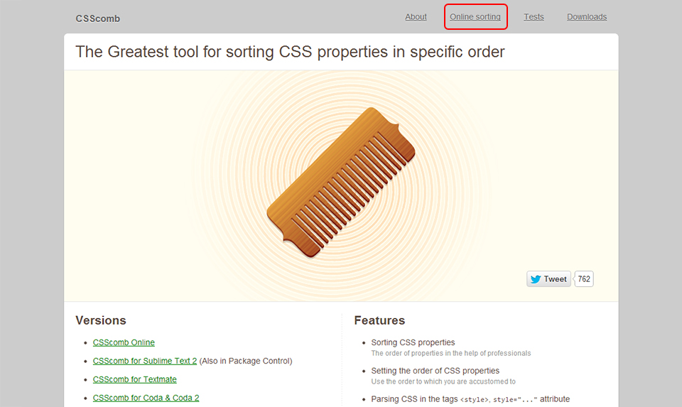 【便利ツール】CSScomb for sublime text 2で、CSSプロパティを整理・整頓【16日目】 | DevelopersIO