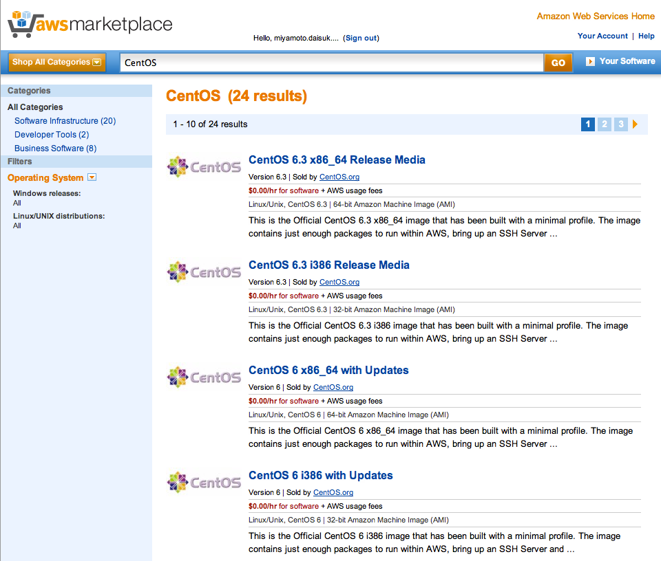 EC2上でCentOSを使う 〜 AWS Marketplaceを利用してみる | DevelopersIO