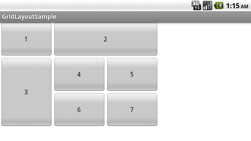 Android Tips #34 Android 2.1 から GridLayout を使う | DevelopersIO