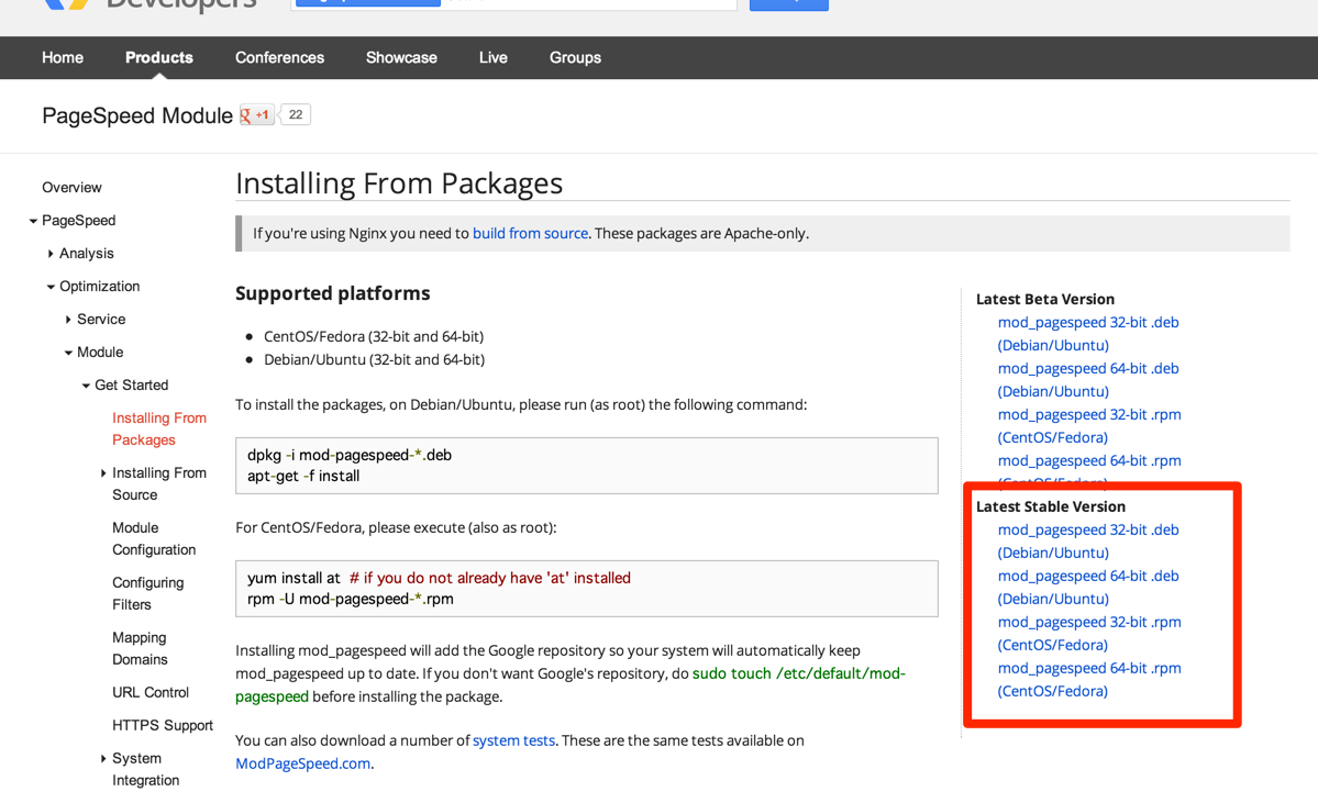 【自動化】PageSpeed ModuleでWebサイトのパフォーマンスチューニング #1 インストール編 | DevelopersIO