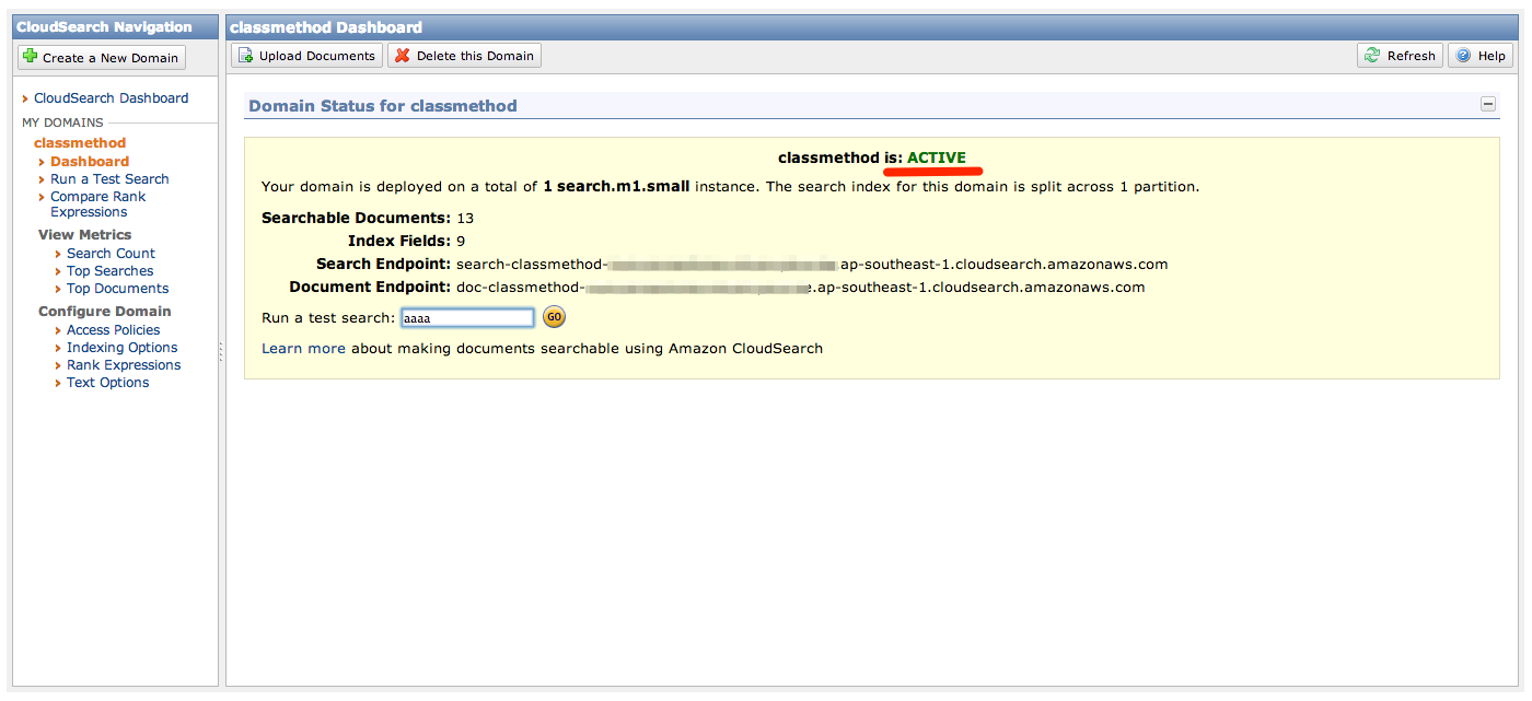 【AWS】はじめてのCloudSearch／ElasticMapReduceでCSV形式に変換したログをCloudSearchで検索する | DevelopersIO
