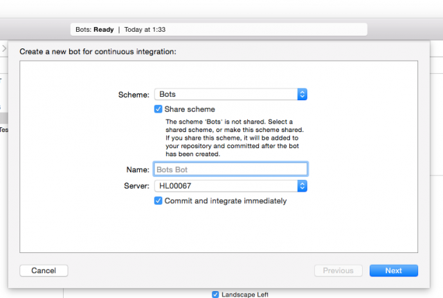 [iOS 8/Xcode 6] BotsでCIしよう(1) – ServerとXcodeでの環境設定 | DevelopersIO