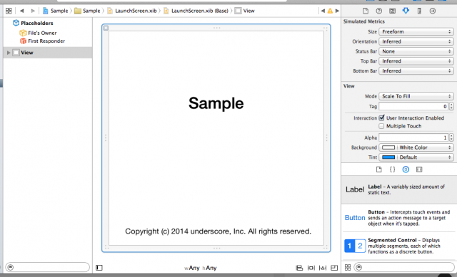 [iOS 8/Xcode 6] Launch Screen (スプラッシュ画面) を Interface Builder で作成できるようになりました | DevelopersIO