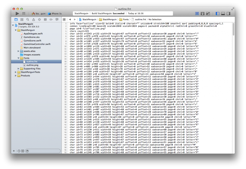 [iOS 8] SpriteKit でミニゲームをつくる #7 ビットマップフォント | DevelopersIO