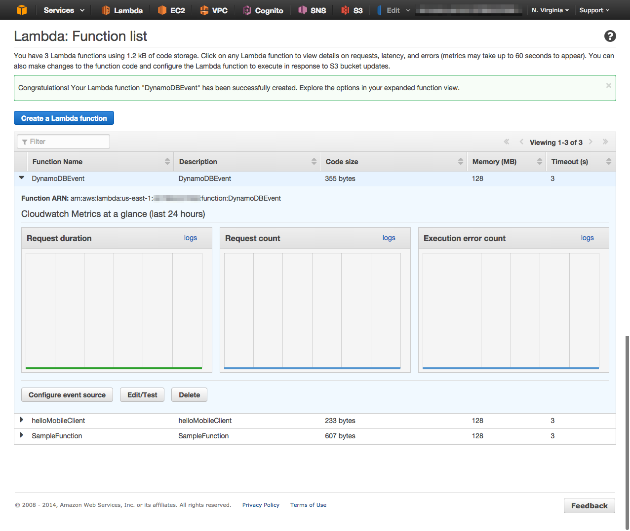 AWS Lambda と Amazon DynamoDB Streams を連係する | DevelopersIO