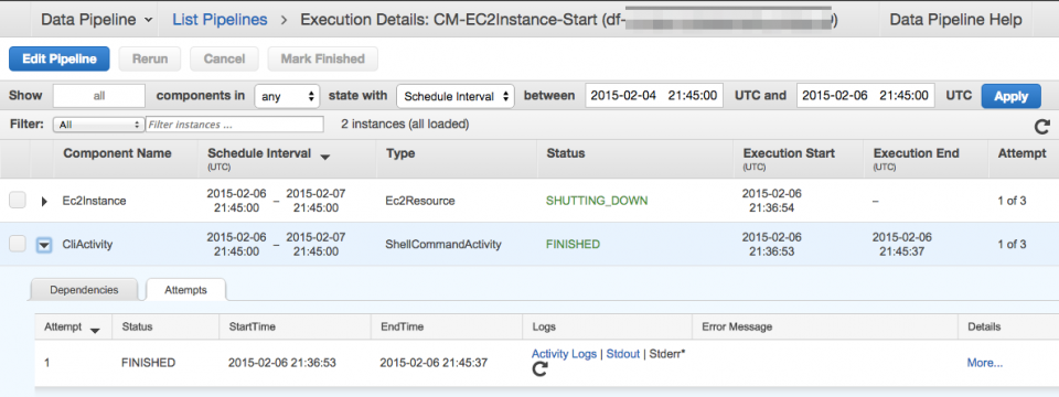 AWS CLIの処理をAWS Data Pipelineで自動化する | DevelopersIO