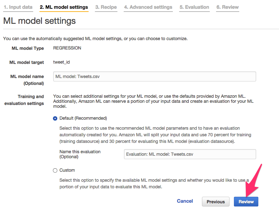 Amazon Machine LearningにTwitter Archiveを突っ込んで分析させてみる | DevelopersIO