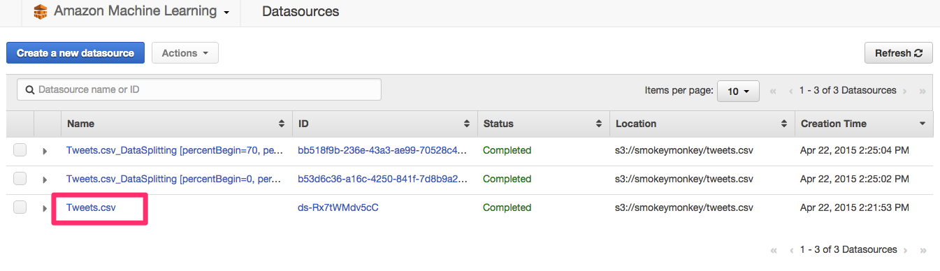 Amazon Machine LearningにTwitter Archiveを突っ込んで分析させてみる | DevelopersIO