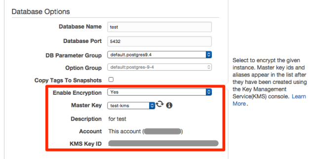 既存のRDS for PostgreSQLにKMSサーバサイド暗号化を追加する | DevelopersIO