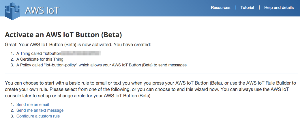 Aws Iot Buttonでaws Iotを体験してみた! Reinvent Developersio