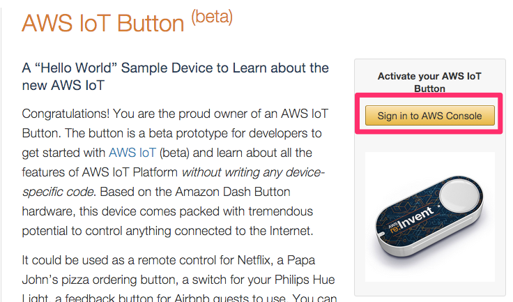 AWS IoT ButtonでAWS IoTを体験してみた！ #reinvent | DevelopersIO
