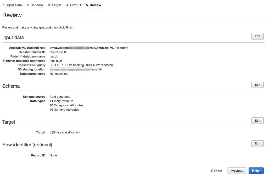 Amazon RedshiftでAmazon Machine LearningのDatasourceを作ってみた | DevelopersIO