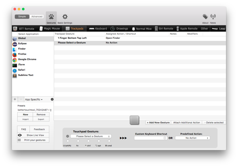 BetterTouchToolで通知センターを開く | DevelopersIO