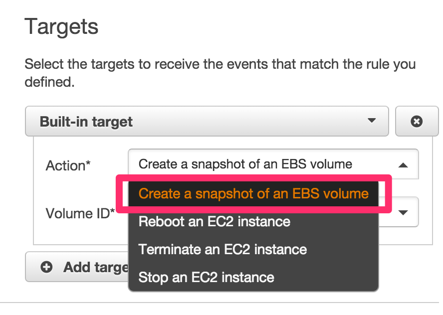 CloudWatch Eventsで毎日EBSスナップショットを自動取得する | DevelopersIO