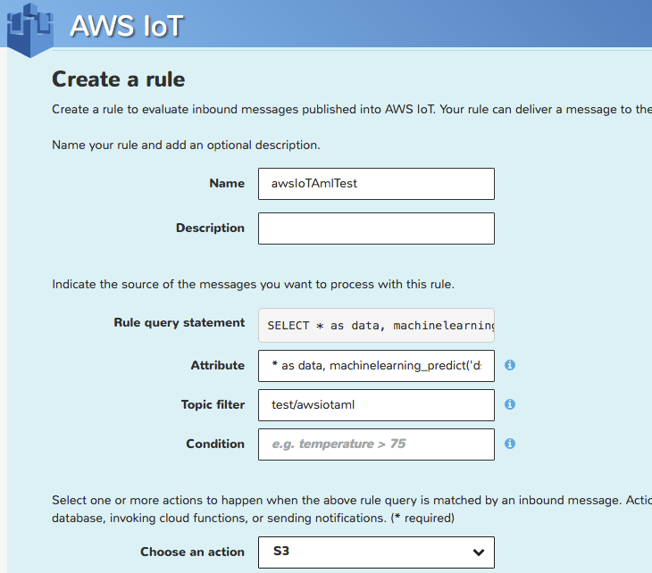 【新機能】AWS IoT のRules EngineがAmazon machine Learningをサポート。IoTと機械学習が一体に ...