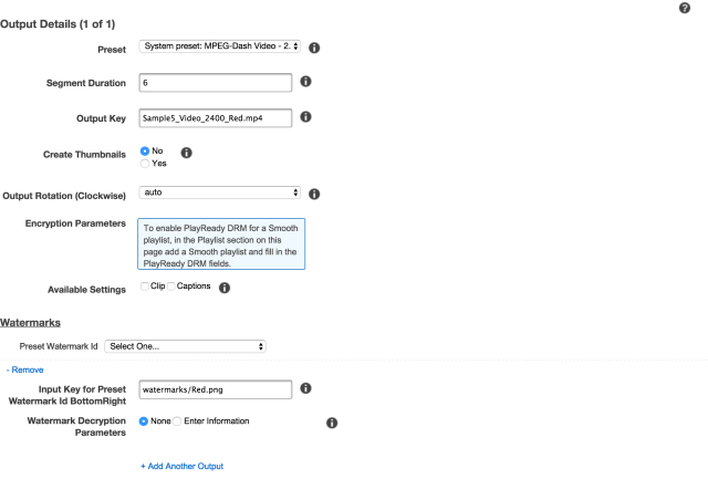 Elastic TranscoderでMPEG-DASHのAdaptive bitrate streamingしてみた | DevelopersIO