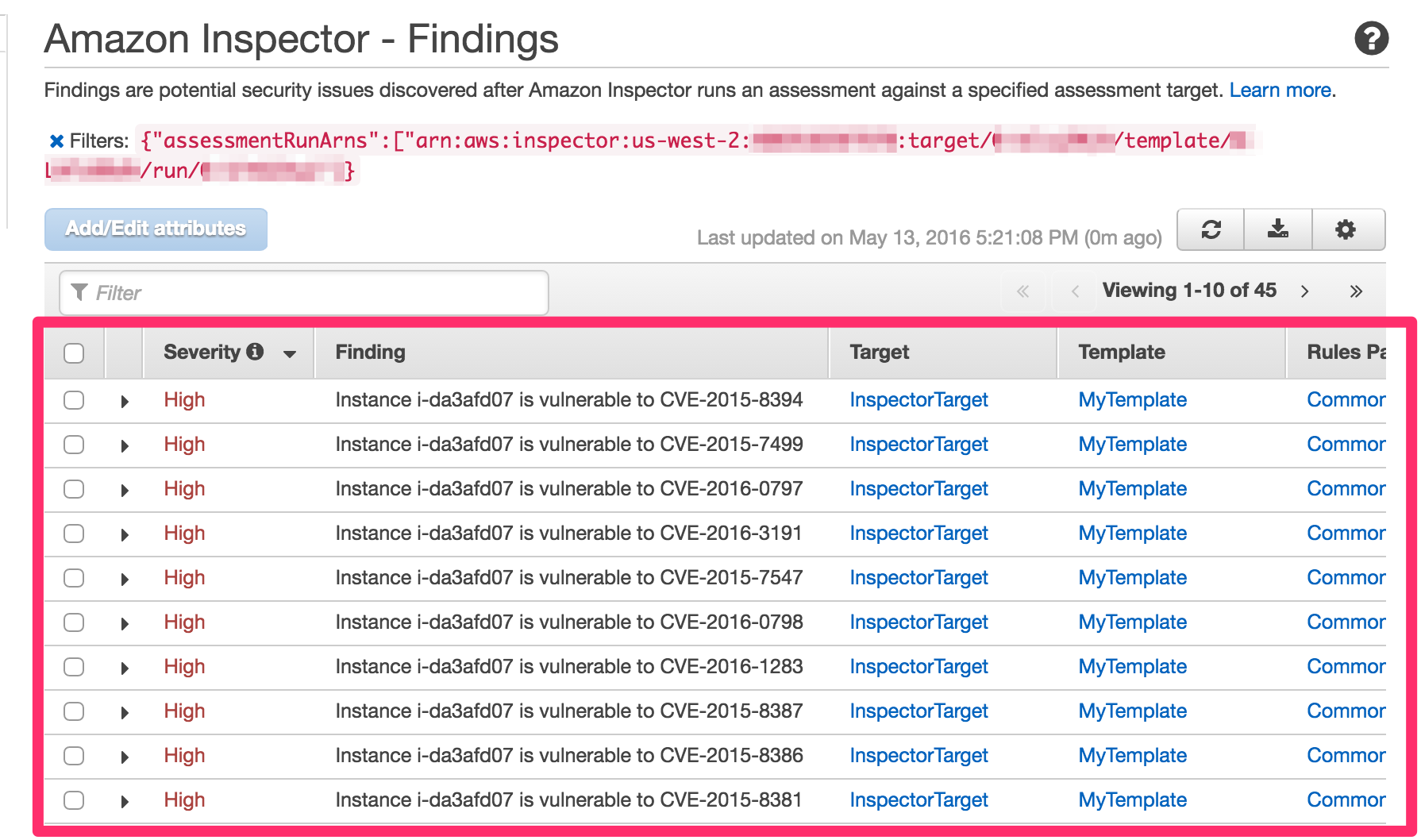 Amazon Inspectorで脆弱性を検知させる | DevelopersIO