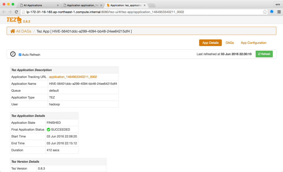 EMR上でHive on Tezを利用する | DevelopersIO