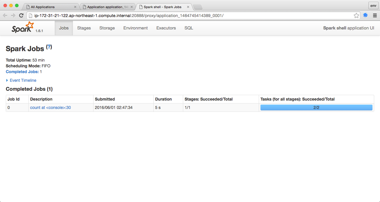 EMR上でSparkのWeb UIにアクセスする方法 | DevelopersIO