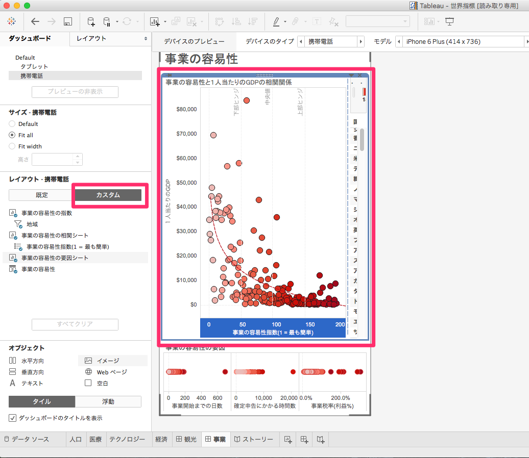 Tableau Desktop 10 新機能：DEVICE DESIGNERを試してみる #tableau | DevelopersIO