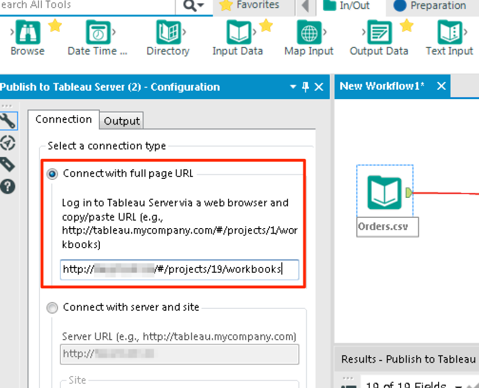 AlteryxのTableauワークフロー『Publish to Tableau Server Tool』を試してみる #alteryx | DevelopersIO
