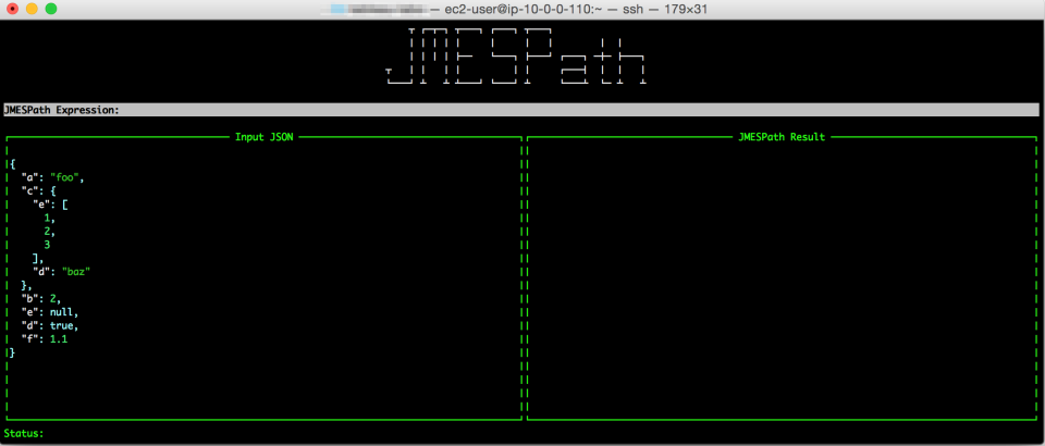 Jmespathのターミナル探索ツール「jmespathterminal」 Developersio