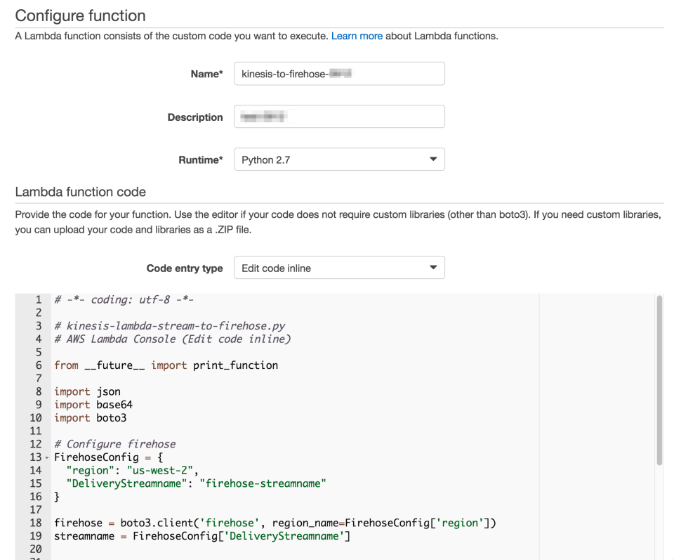 Kinesis Streamsと別リージョンのFirehoseをLambdaで連携させてみた | DevelopersIO