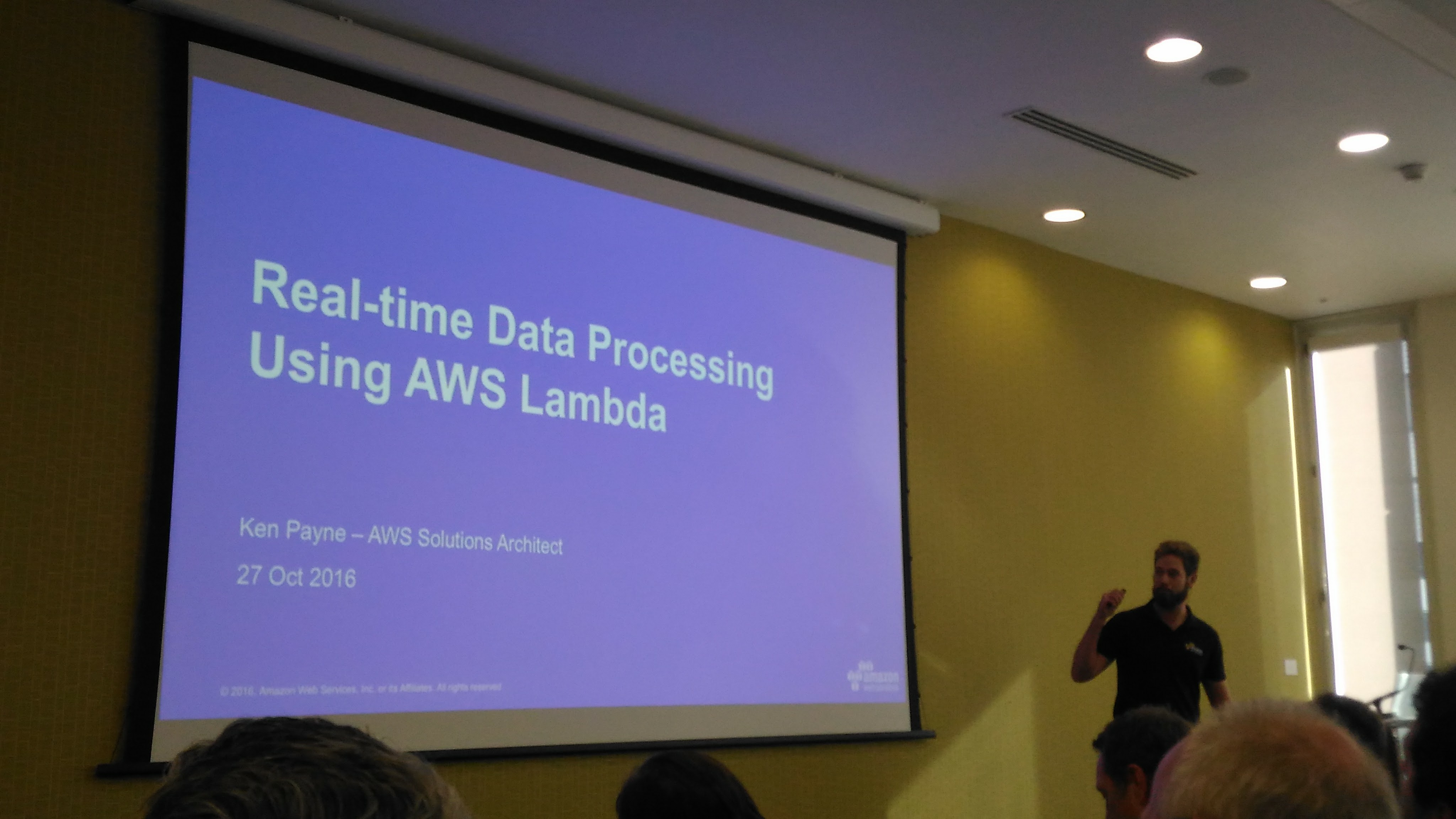 (レポート)[ServerlessConf London] 「Real-time Data Processing Using AWS Lambda」 #serverlessconf ...