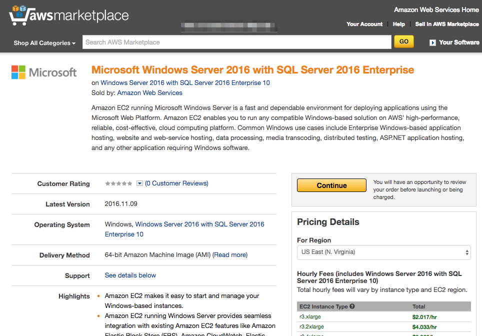 Amazon EC2でMicrosoft SQL Server Enterprise Editionのライセンス込みAMIが使えるリージョンが追加されました | DevelopersIO