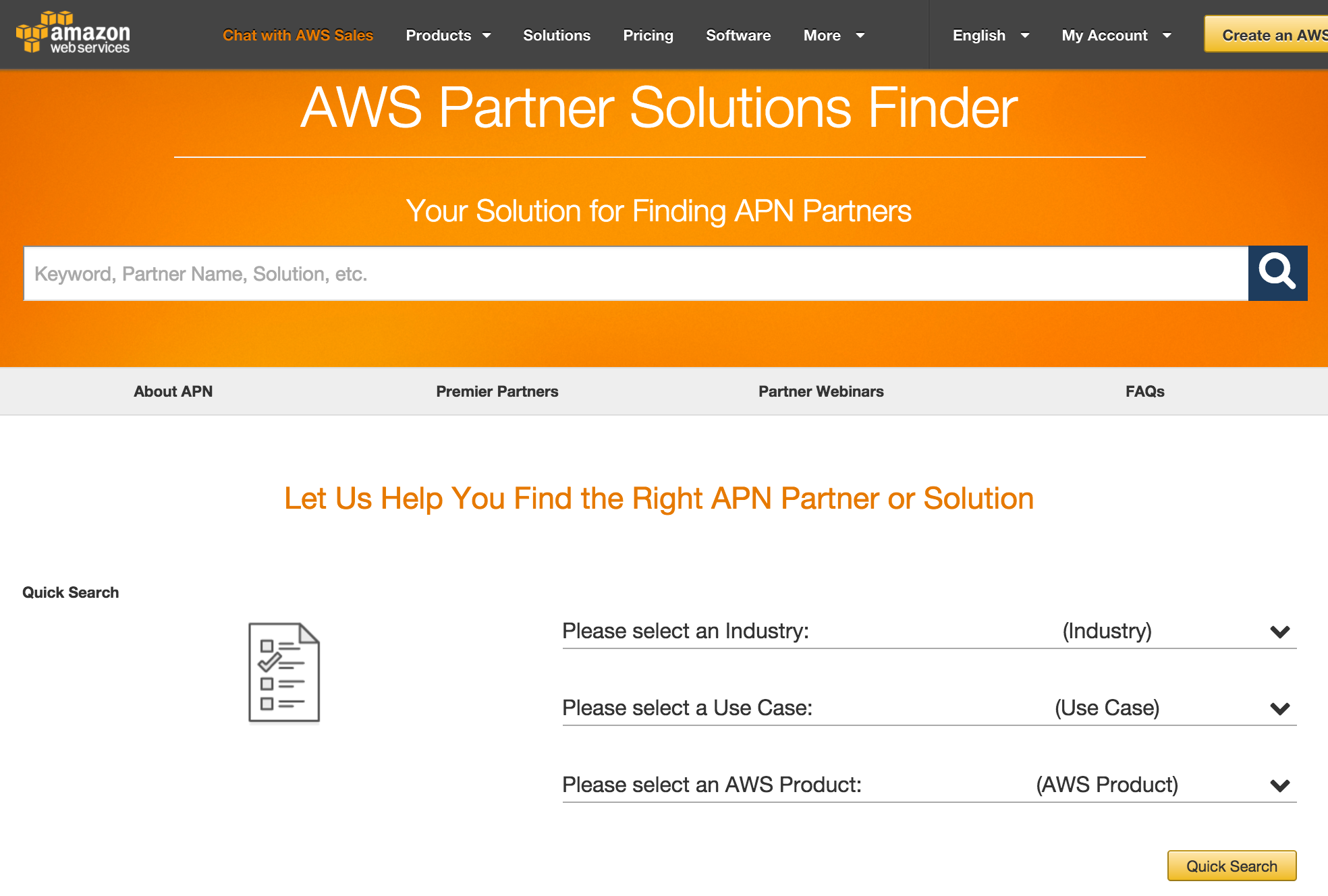 AWSパートナーソリューションズファインダーが発表されました！ #reinvent | DevelopersIO