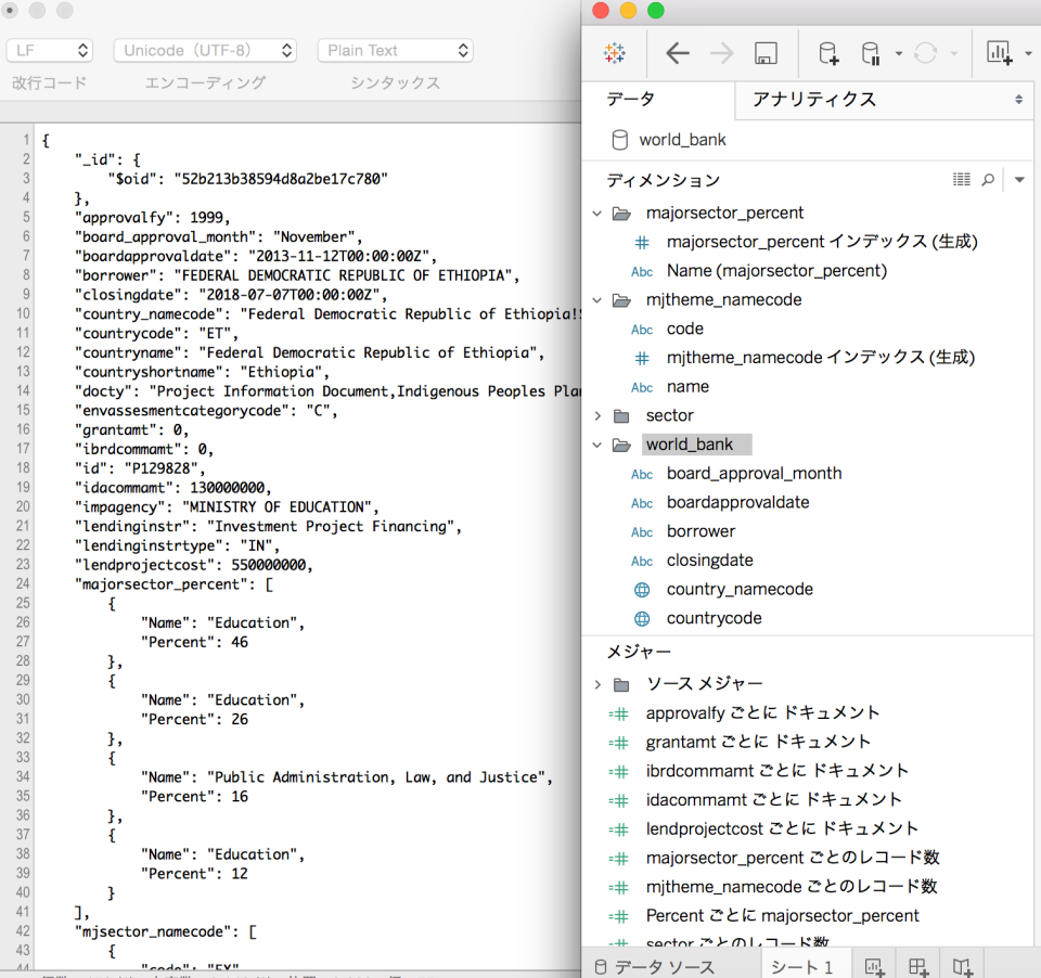 Tableau 10.1新機能：JSONファイルが利用可能になりました | DevelopersIO