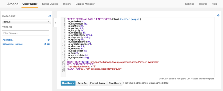 Amazon Athena: カラムナフォーマット『Parquet』でクエリを試してみた #reinvent | DevelopersIO
