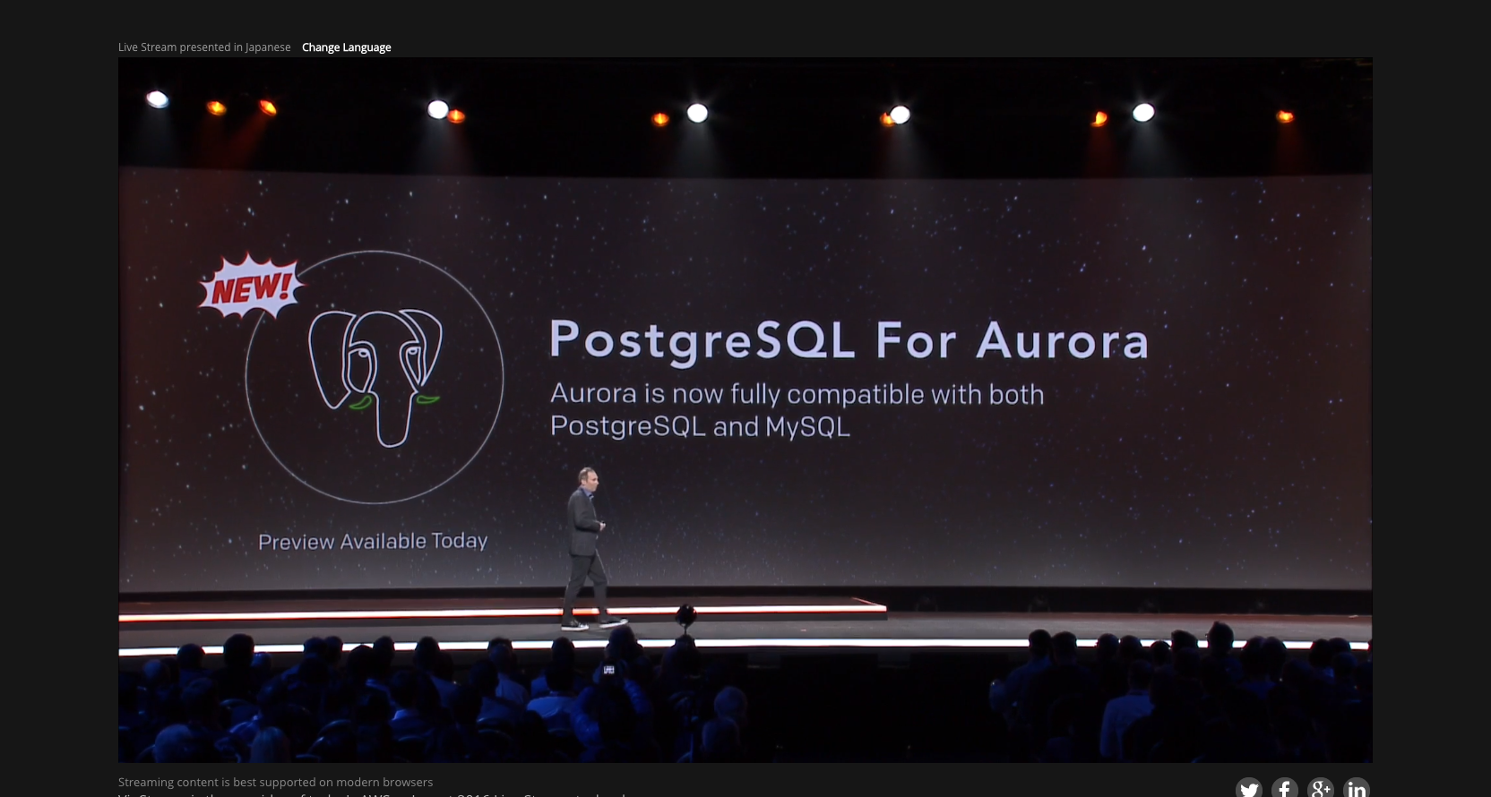 【速報】Amazon Aurora with PostgreSQL compatibility が発表されました！ #reinvent | DevelopersIO