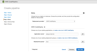 CodePipeline で CodeCommit/CodeBuild/CodeDeploy を繋げてデリバリプロセスを自動化してみた ...