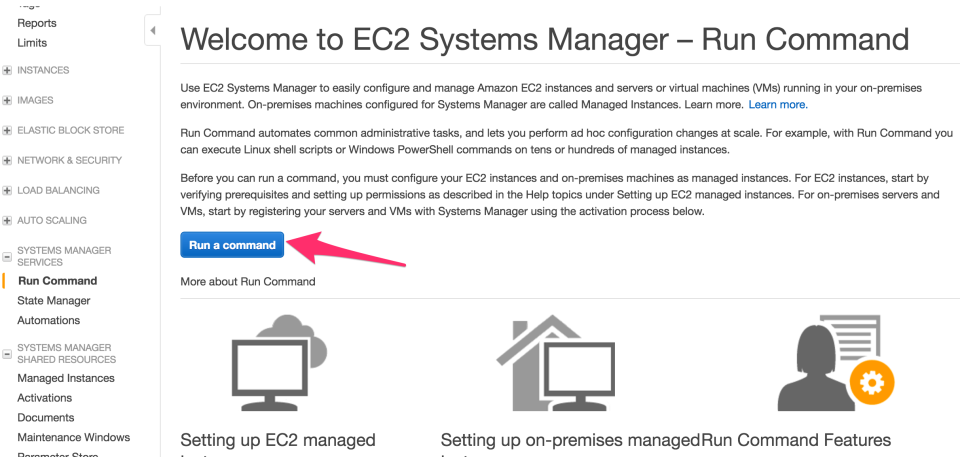 Amazon EC2 Systems ManagerのRun Commandをやってみた #reinvent | DevelopersIO
