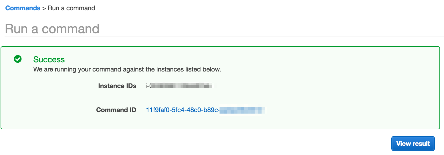 Amazon EC2 Systems ManagerのRun Commandをやってみた #reinvent | DevelopersIO