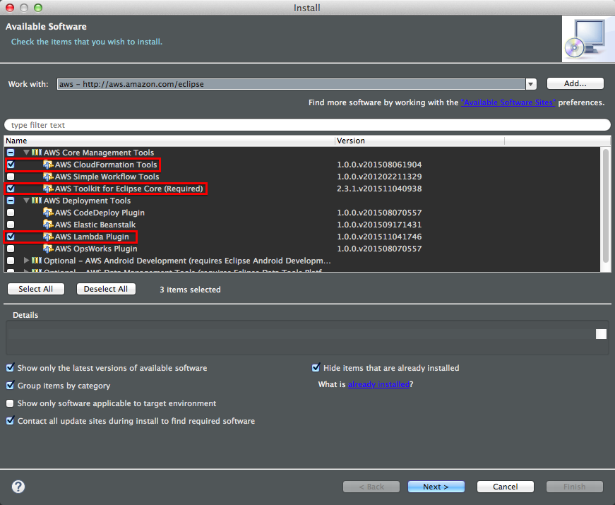 AWS Toolkit for Eclipse で Serverless Applicationを作成する | DevelopersIO