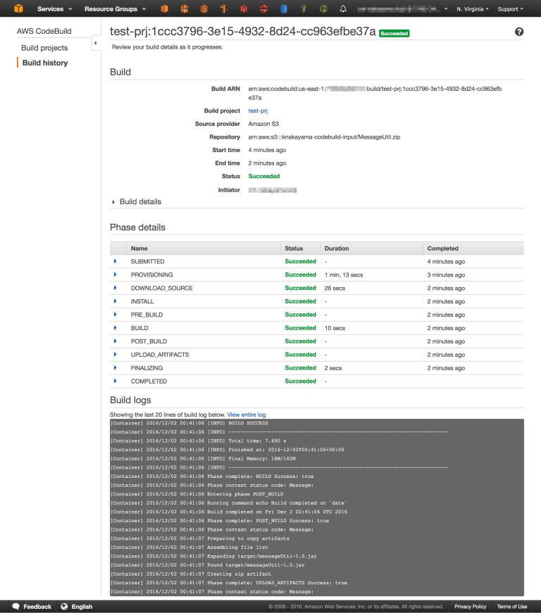 チュートリアルを通してCodeBuildを理解する #reinvent | DevelopersIO
