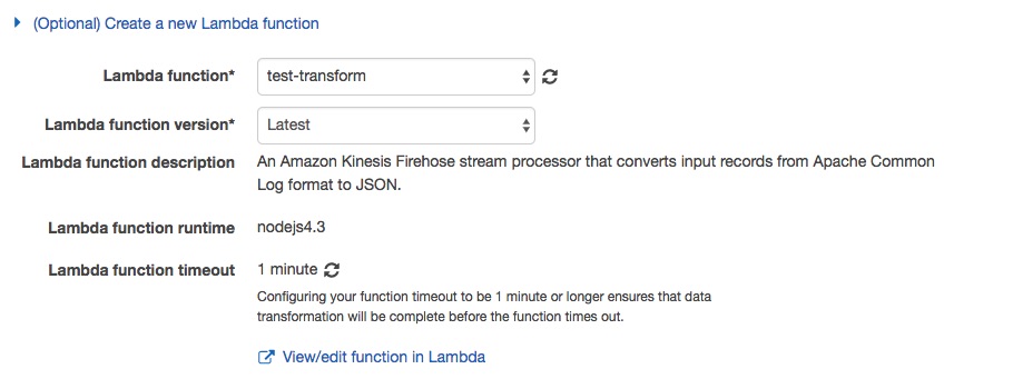【新機能】Amazon Kinesis FirehoseにAmazon Lambdaを使ったデータ変換機能が追加。Apacheログが簡単にJSON形式に変換可能に！ | DevelopersIO