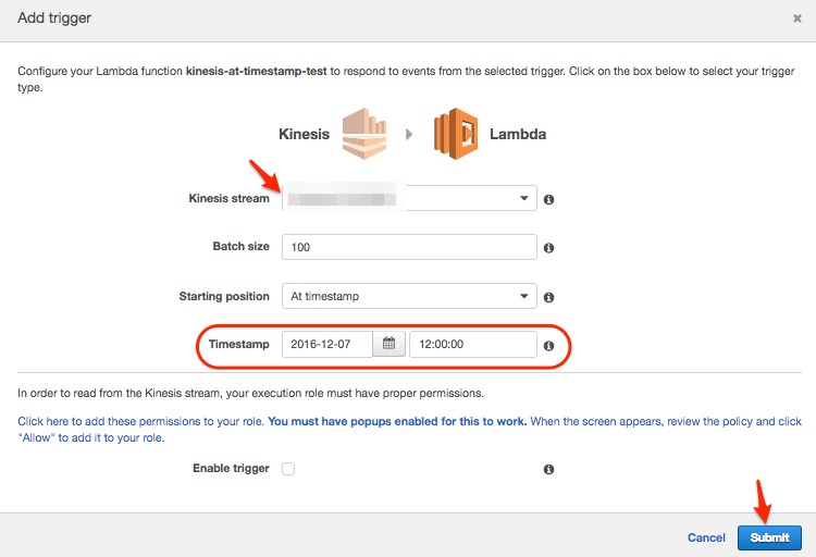 [Kinesis] Lambdaのイベント設定時、開始時刻(AT_TIMESTAMP)の指定が可能になりました | DevelopersIO