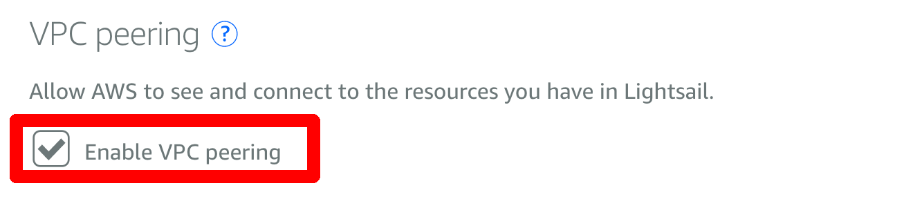 AWS LightsailのVPC Peering機能を試してみた #reinvent | DevelopersIO