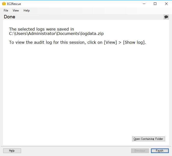 Amazon EC2のWindows用復旧ツール『EC2Rescue』が利用可能になりました | DevelopersIO