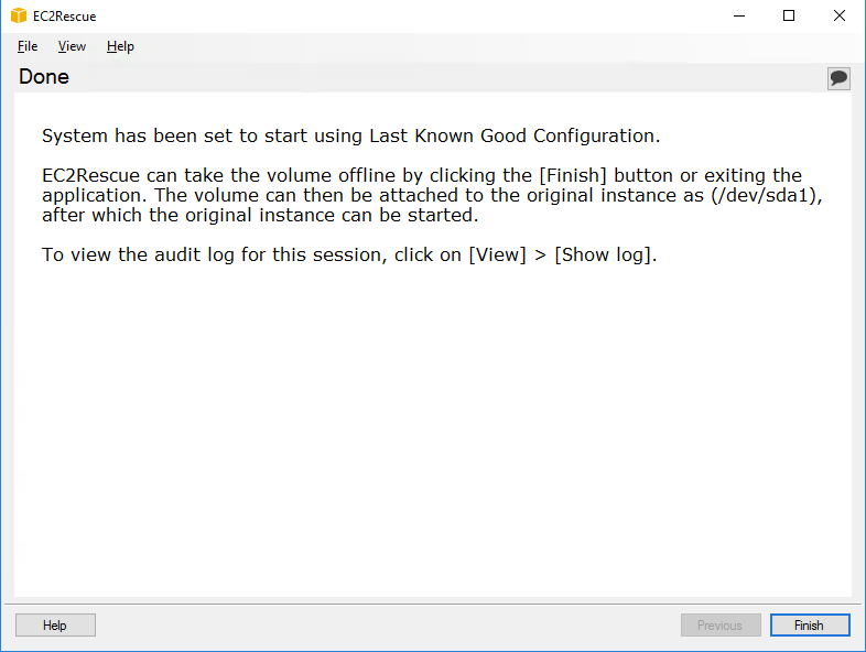 Amazon EC2のWindows用復旧ツール『EC2Rescue』が利用可能になりました | DevelopersIO