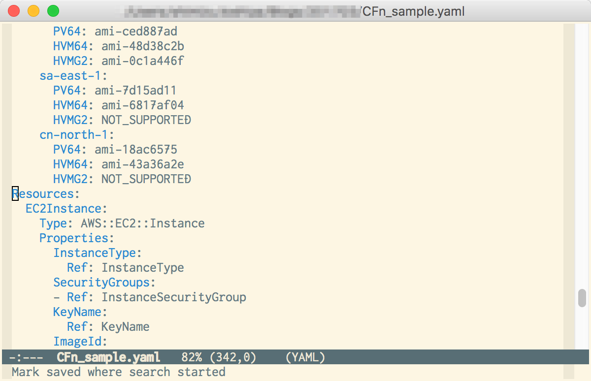 EmacsでCloudFormationテンプレート(YAML)を編集する | DevelopersIO