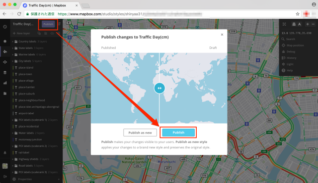 Tableau＆Mapbox連携：Mapboxで『道路の渋滞情報』に関する地図が使えるようになりました #mapbox #tableau | DevelopersIO