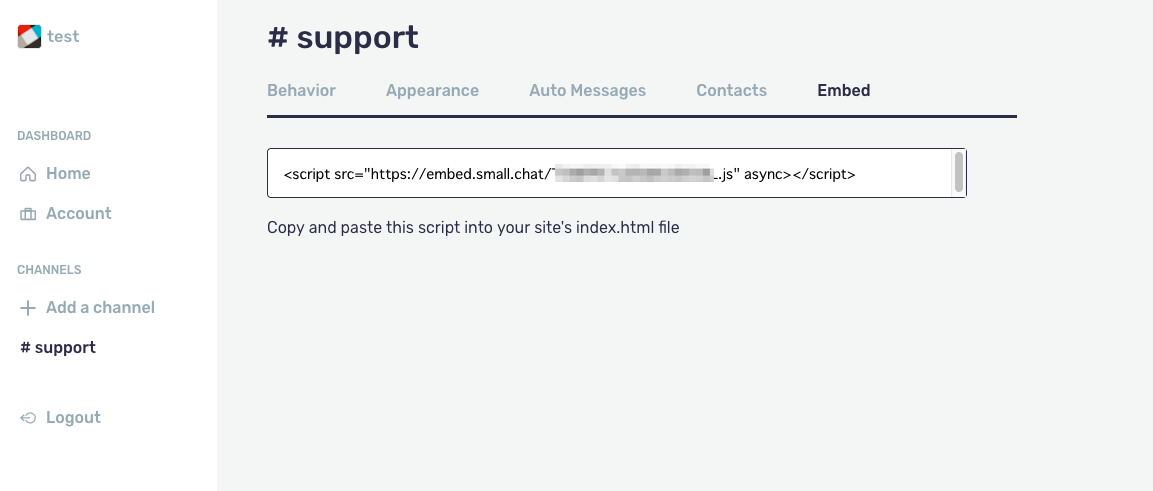 Webページにチャット機能を簡単に導入できるSmallchatを試してみた #Slack | DevelopersIO