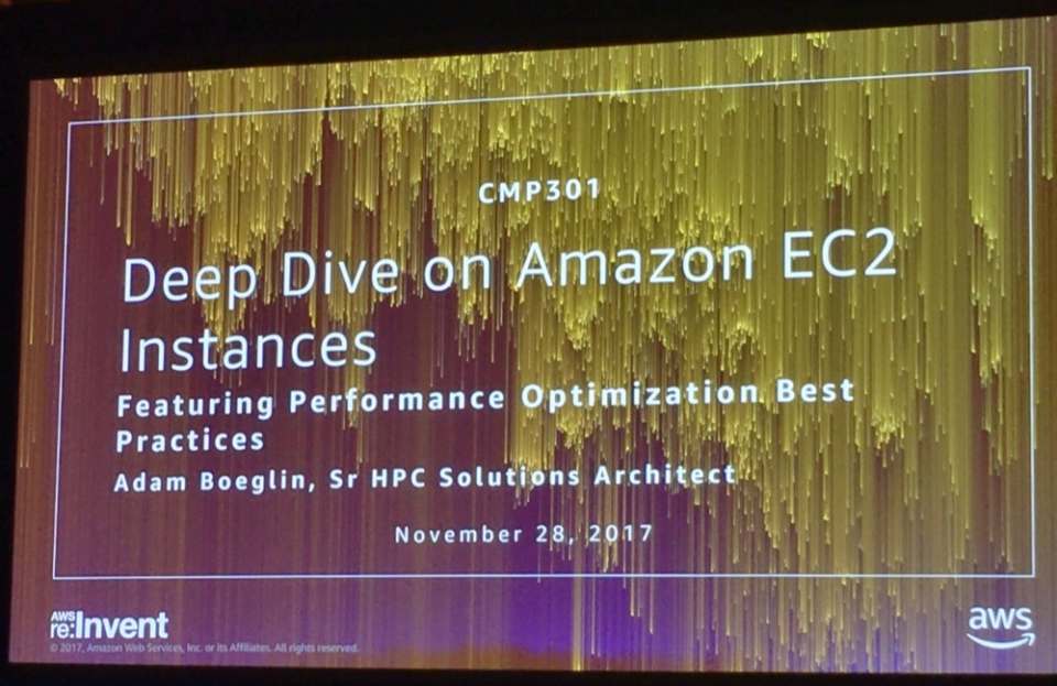 【レポート】 EC2のパフォーマンス最適化とベストプラクティス (Deep Dive on Amazon EC2 Instances, Featuring Performance ...