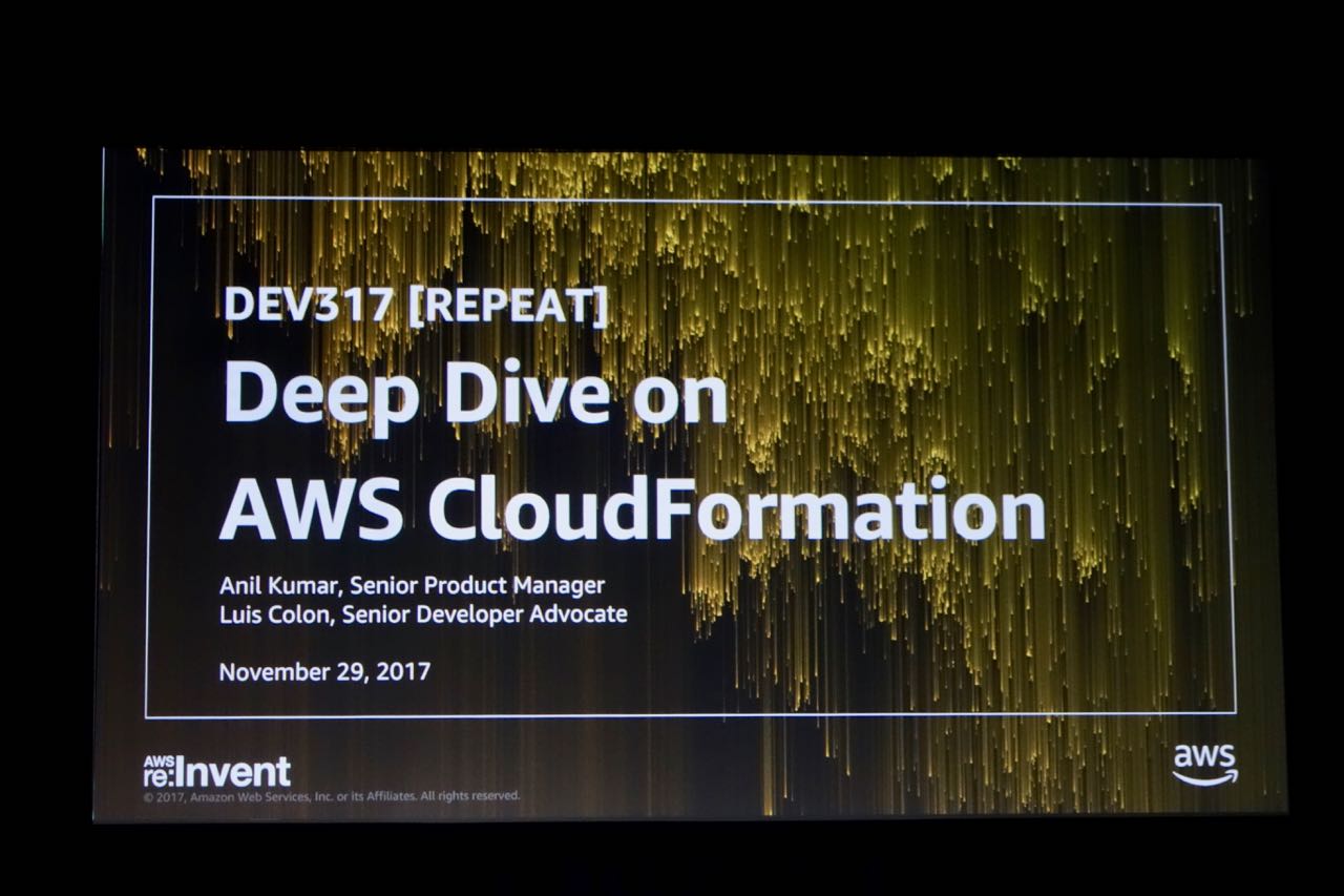 スタックとリソースの差分検証機能がやってくる！CloudFormation、DeepDiveにてノウハウを学びまくった #reinvent #DEV317 | DevelopersIO